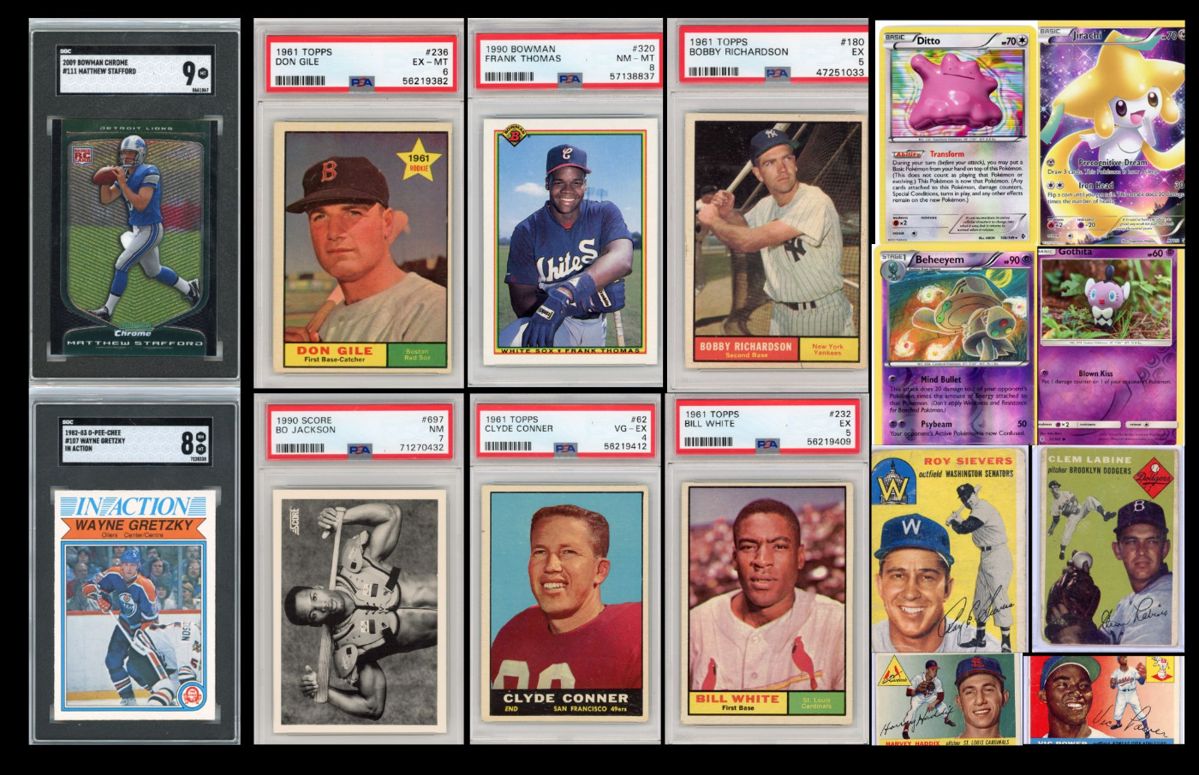 Vintage sports cards, pokemon,& graded sports... starts on 2/15/2024