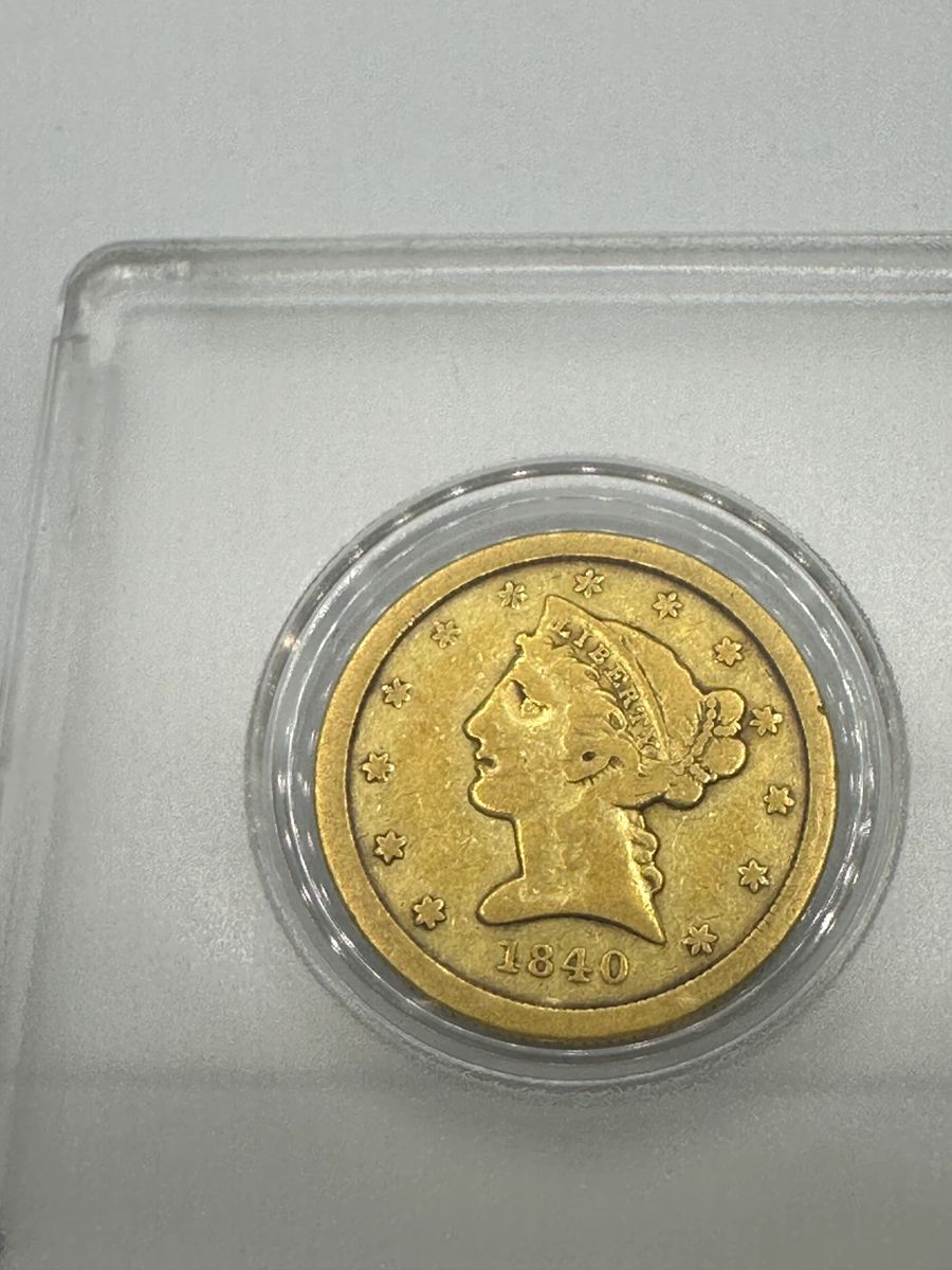 MEGA COINS online auction! 1840 gold coin,... starts on 2/14/2024