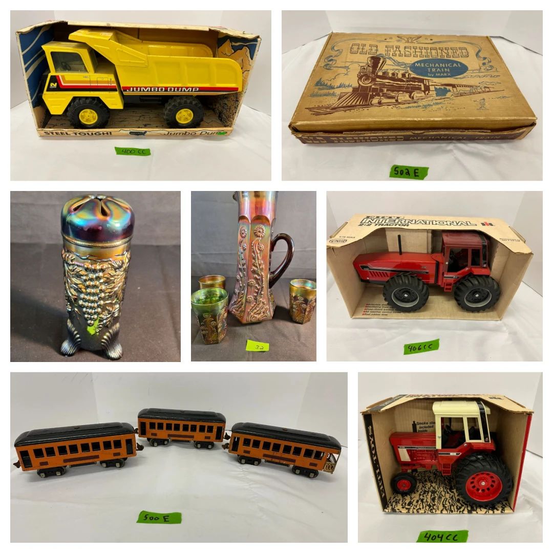 Amazing Carnival Glass, Trains and Toys Live... starts on 3/23/2024