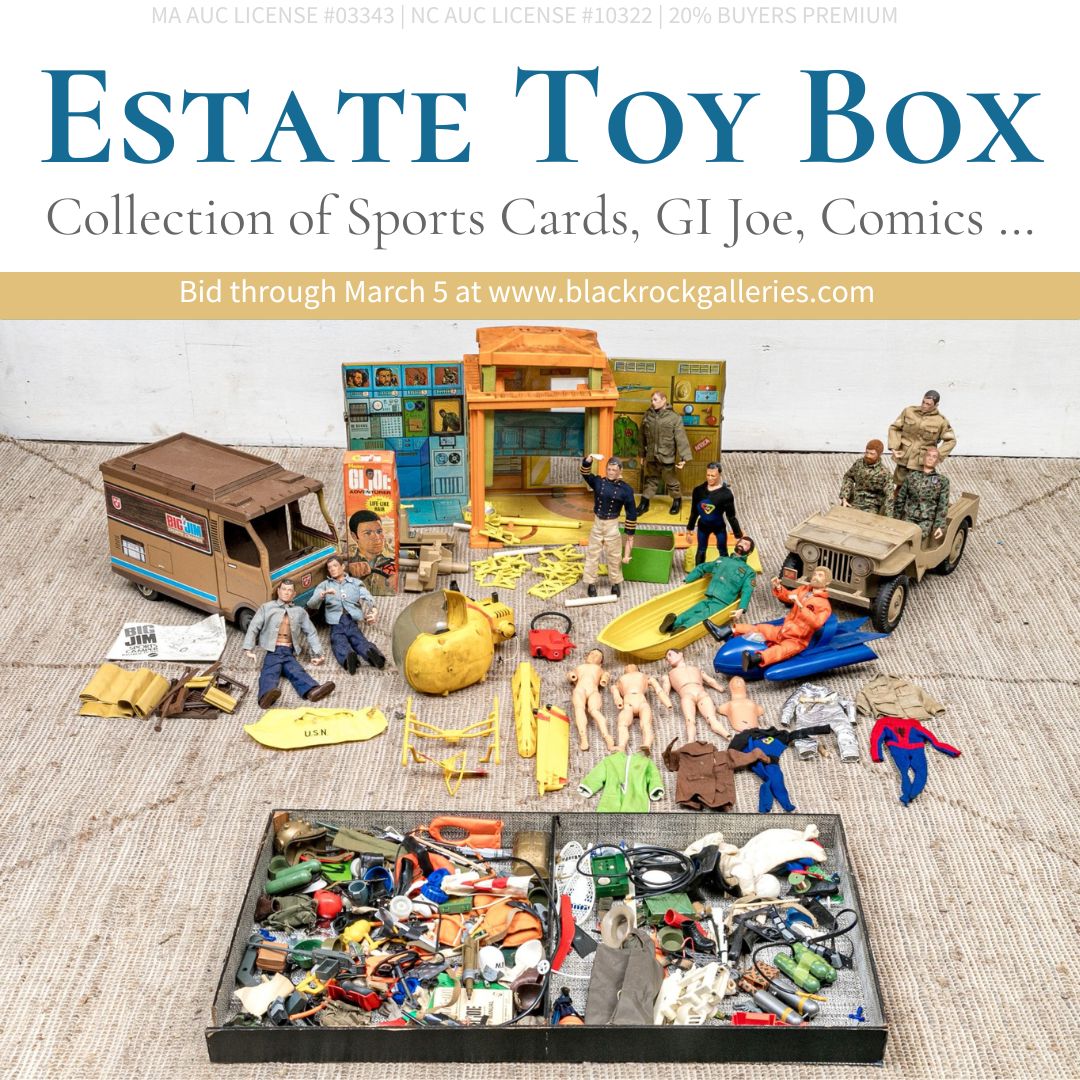 TOY BOX: ESTATE COLLECTION OF SPORTS CARDS,... starts on 2/27/2024