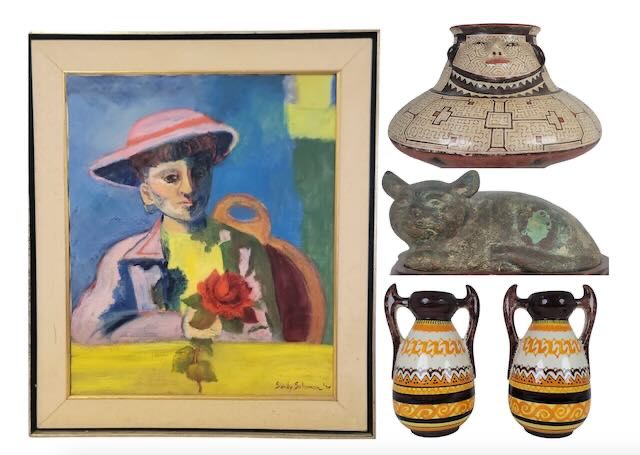 Pottery & Paintings by N.J. Artist Sandy... starts on 2/27/2024