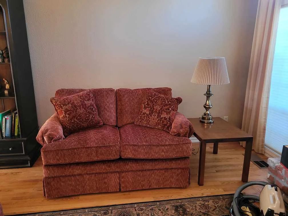 Roseville Estate Sale Ethan Allen silver... starts on 3/15/2024