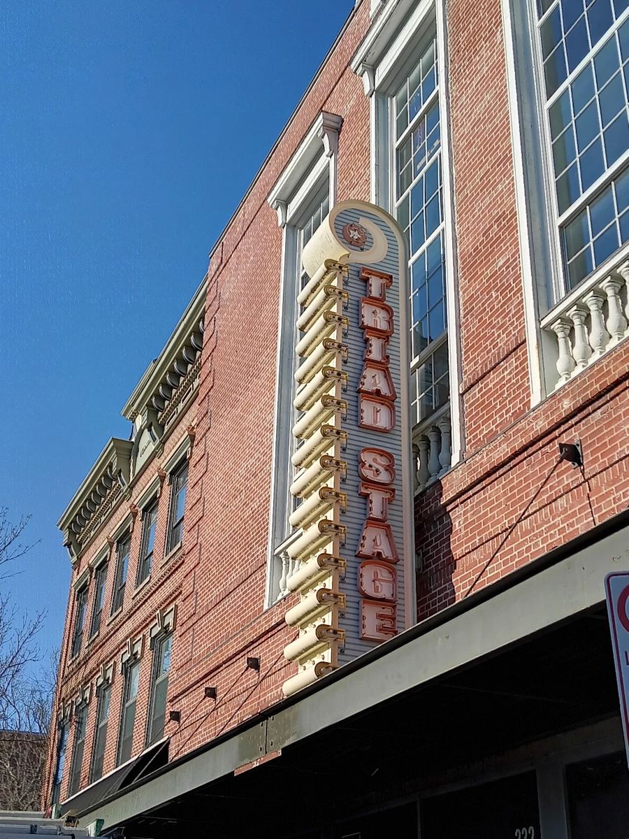 50% off Sunday Triad Stage Tag Sale starts on 3/23/2024