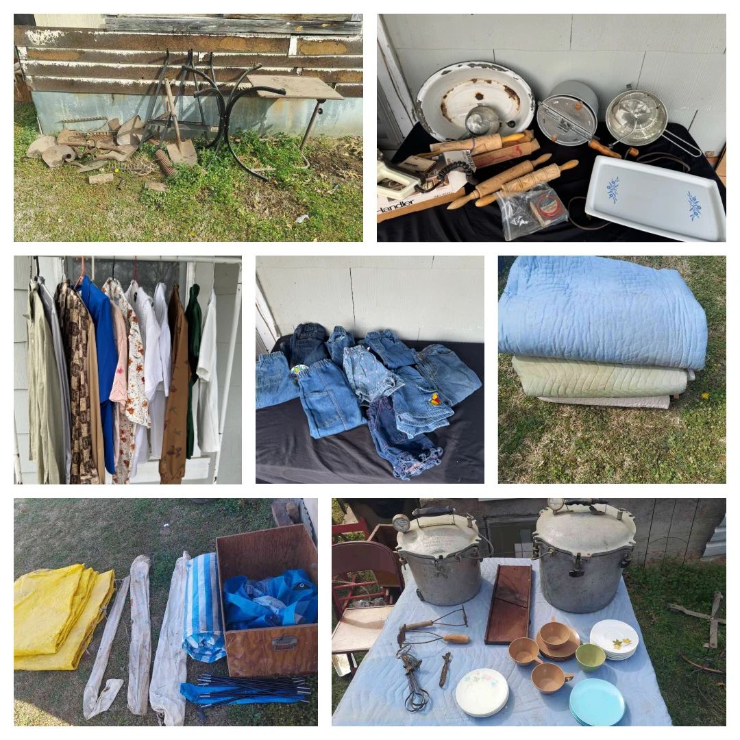 Hominy 5 VTG Clothing bids start to end 7p... starts on 3/17/2024