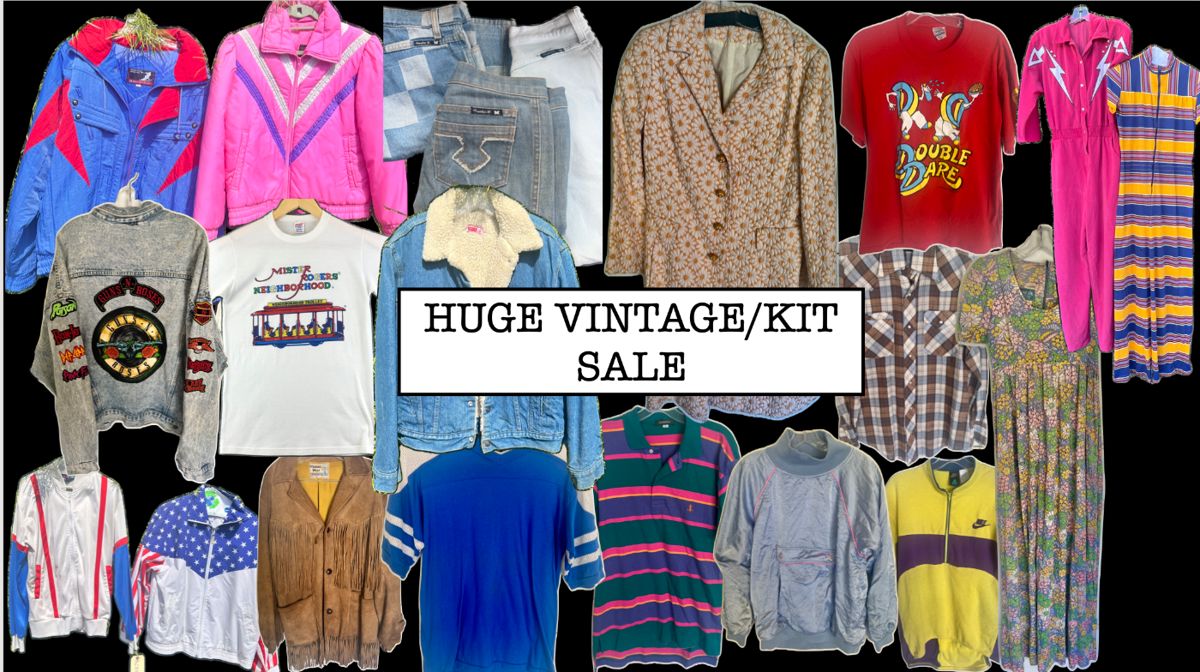 Stylist/Costume designer Vintage/Designer Sale starts on 3/22/2024
