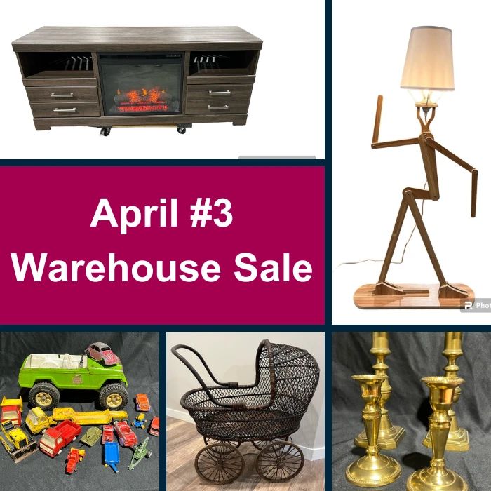 CTBids Twin Cities Central April #3 Warehouse Sale starts on 4/20/2024