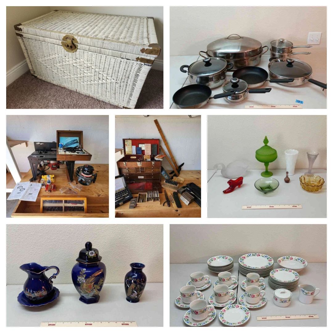 Includes: Power & hand tools, furniture,... starts on 4/29/2024