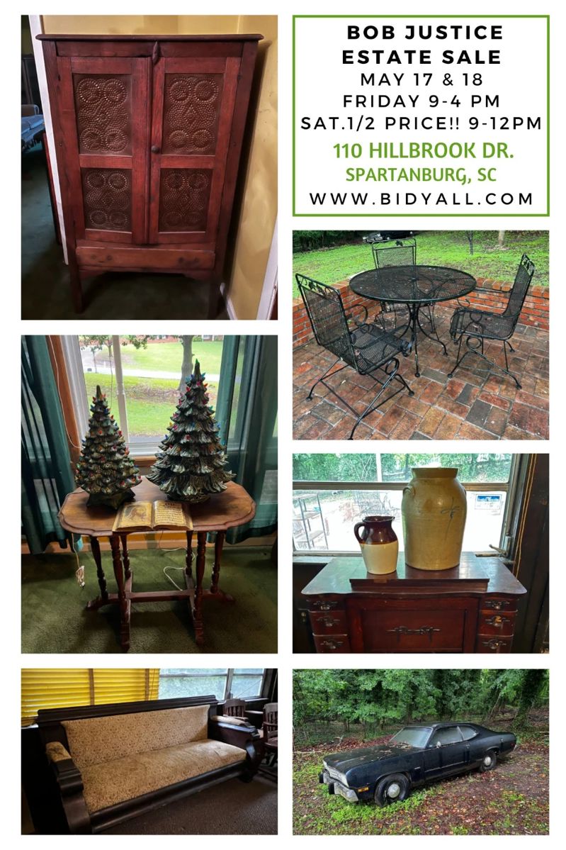 Bob Justice Estate Sale: Local Legend's Treasures... starts on 5/17/2024