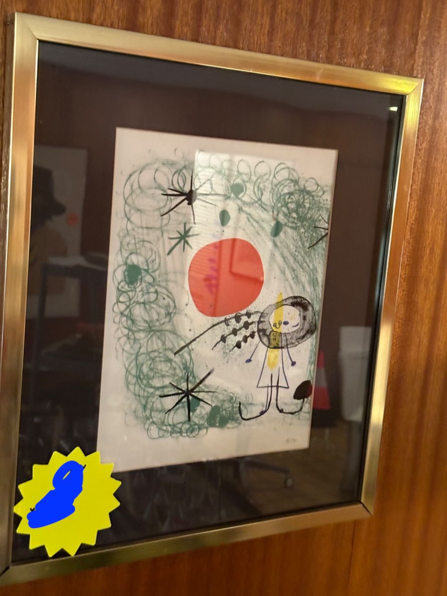 MID CENTURY MODERN NEAR COLONIAL ARTWORK... starts on 6/7/2024