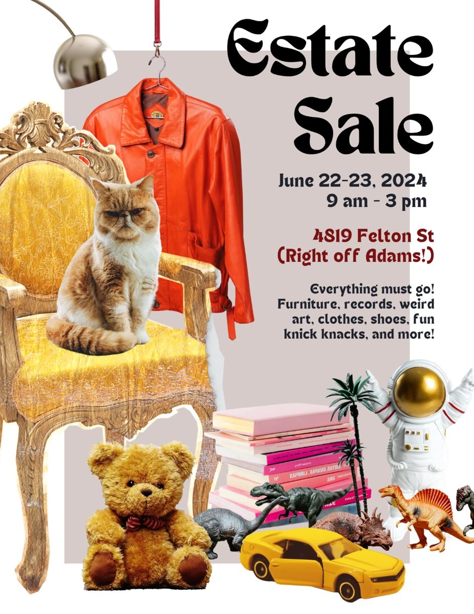 Funky Estate Sale! Everything must go! starts on 6/22/2024