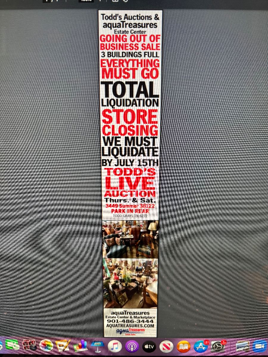 2nd Big Auction ThurJune 21 Building 3 starts on 6/20/2024