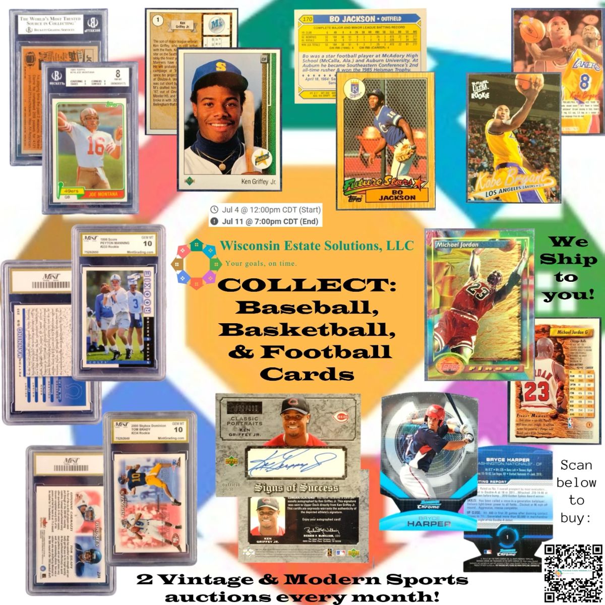 Modern Sports Card Online Auction-2460 starts on 7/2/2024