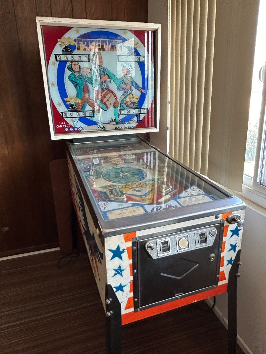 Pinball, Pool Table, Slot Machine and more... starts on 8/24/2024