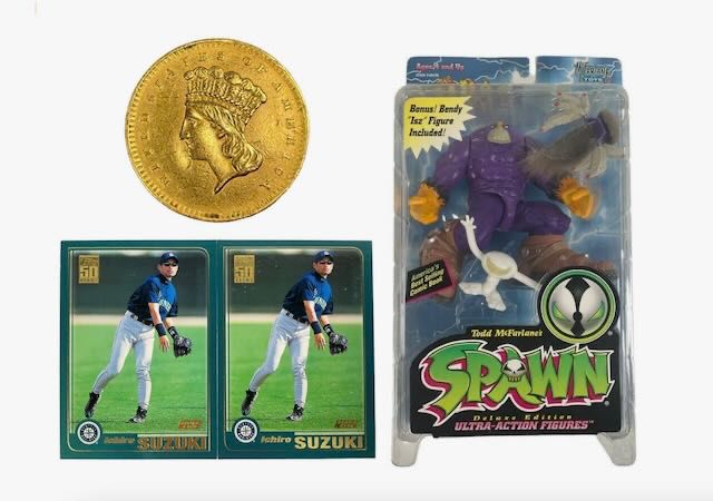 US & Foreign Coins, Trading Cards & Action Figures starts on 7/1/2024