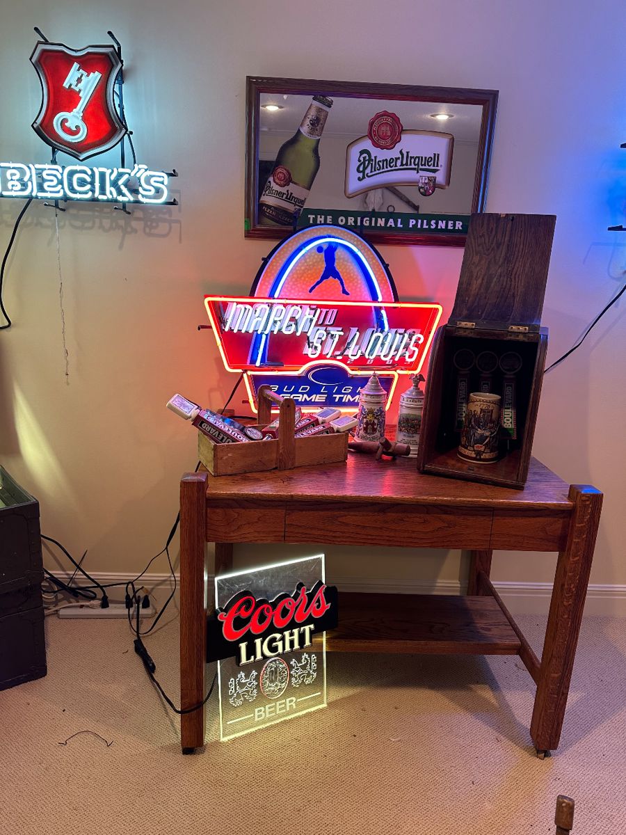 50% Off Sunday! Beer signs, Quilts & much... starts on 7/13/2024