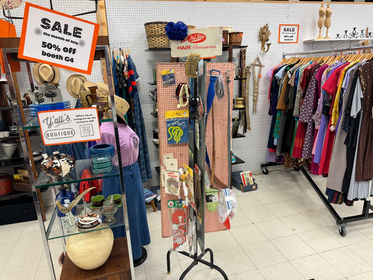 50% off - Antique Mall Booth Closing Sale starts on 7/26/2024