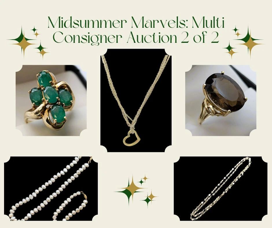 Midsummer Marvels: Multi Consigner Auction 2 of 2 starts on 8/6/2024