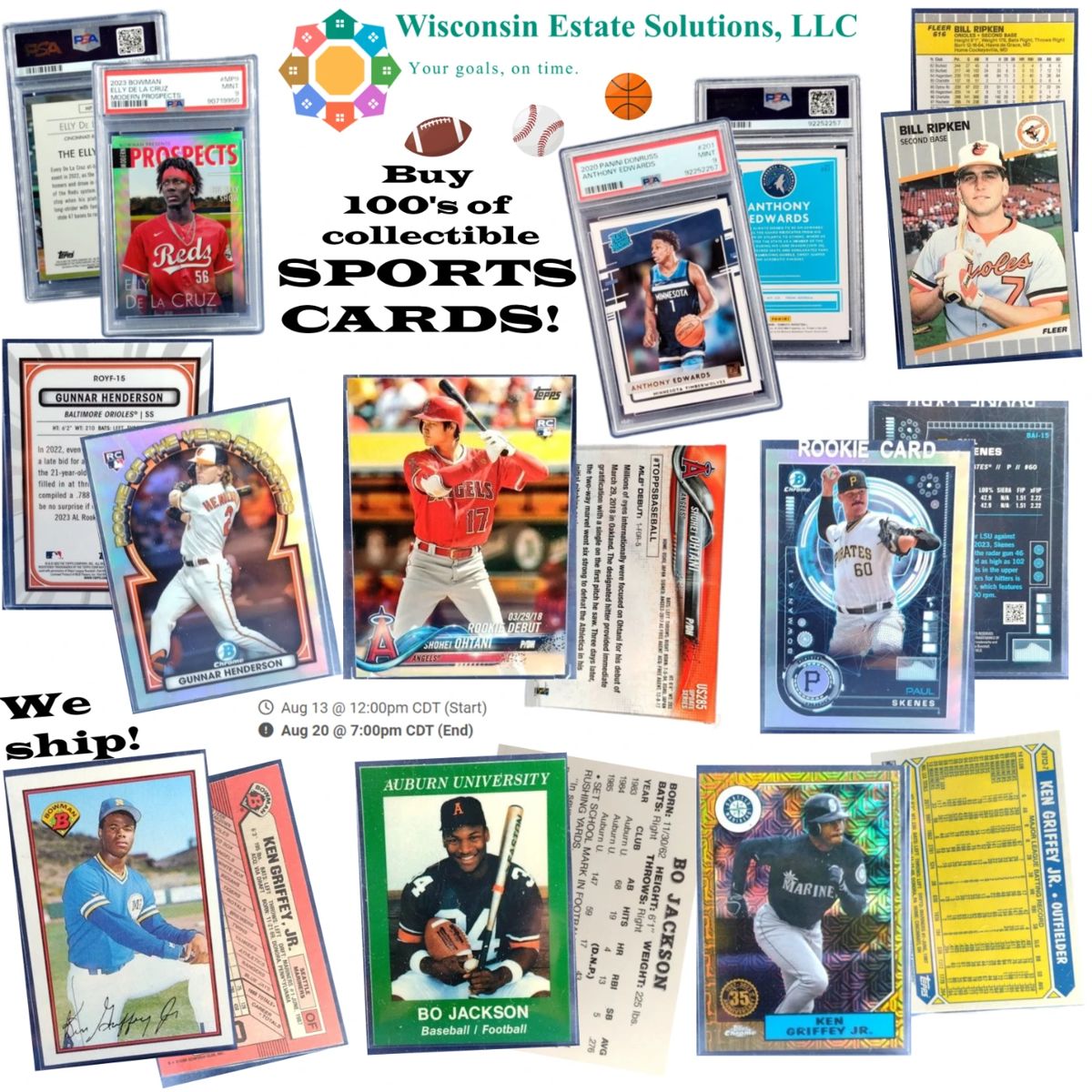Modern Sports Card Online Auction-2475 starts on 8/13/2024