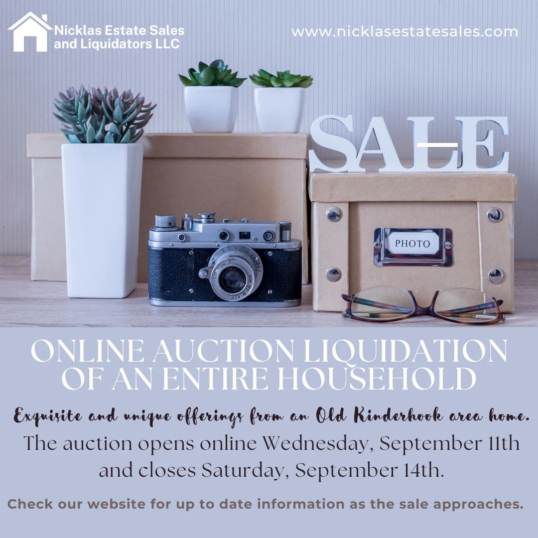 Old Kinderhook Estate Liquidation Auction starts on 9/11/2024