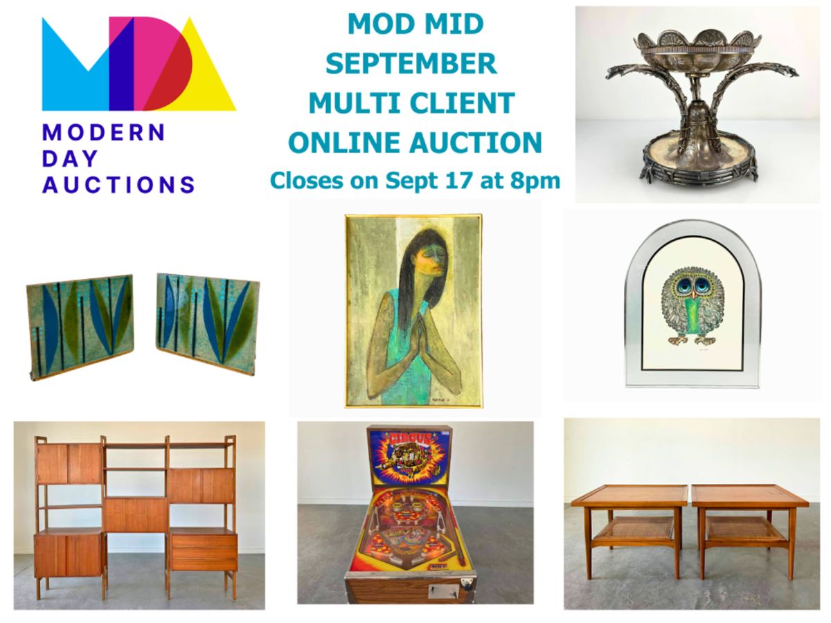 MOD MID SEPTEMBER MULTI CLIENT ONLINE AUCTION... starts on 9/17/2024