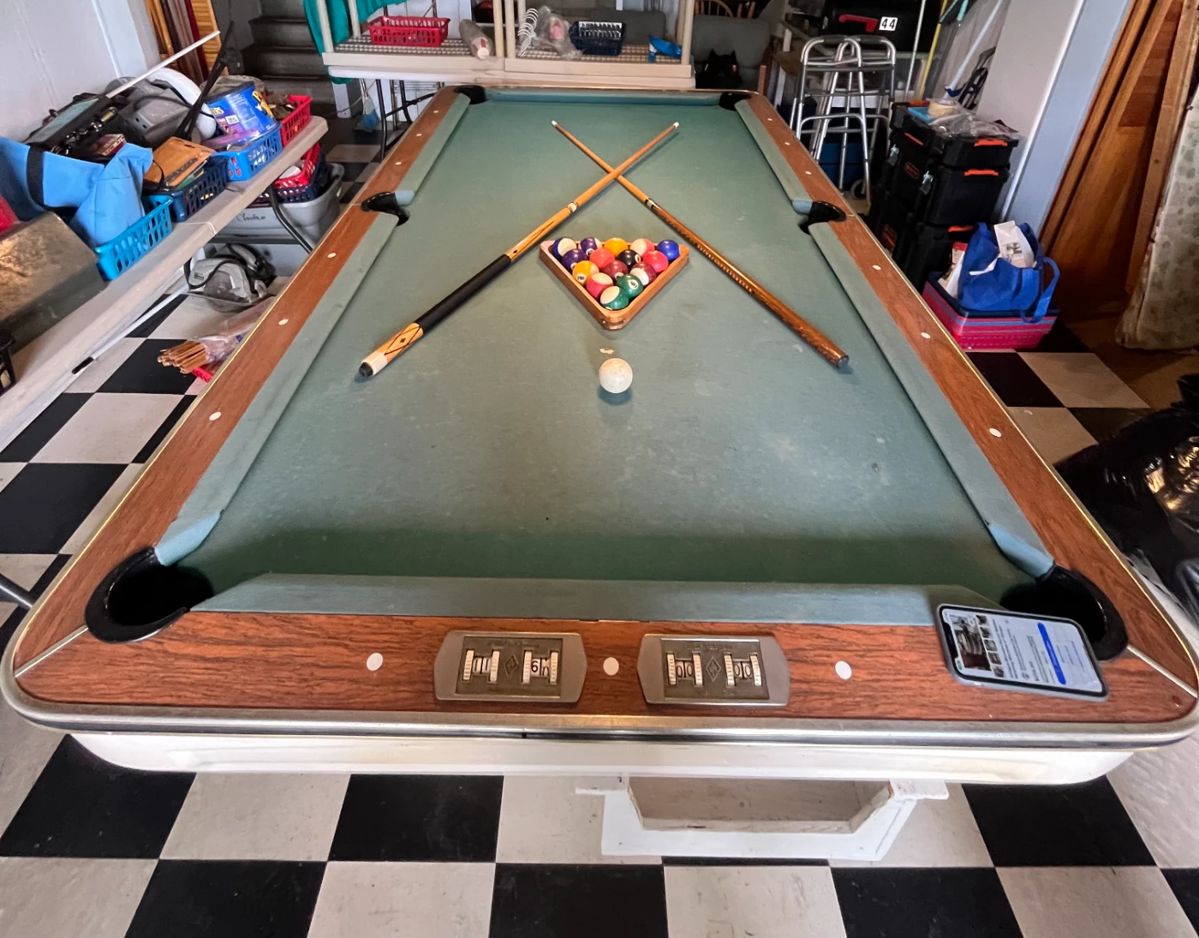 Vtg Pool Table, Antiques, Fenton, Milk Glass... starts on 9/20/2024