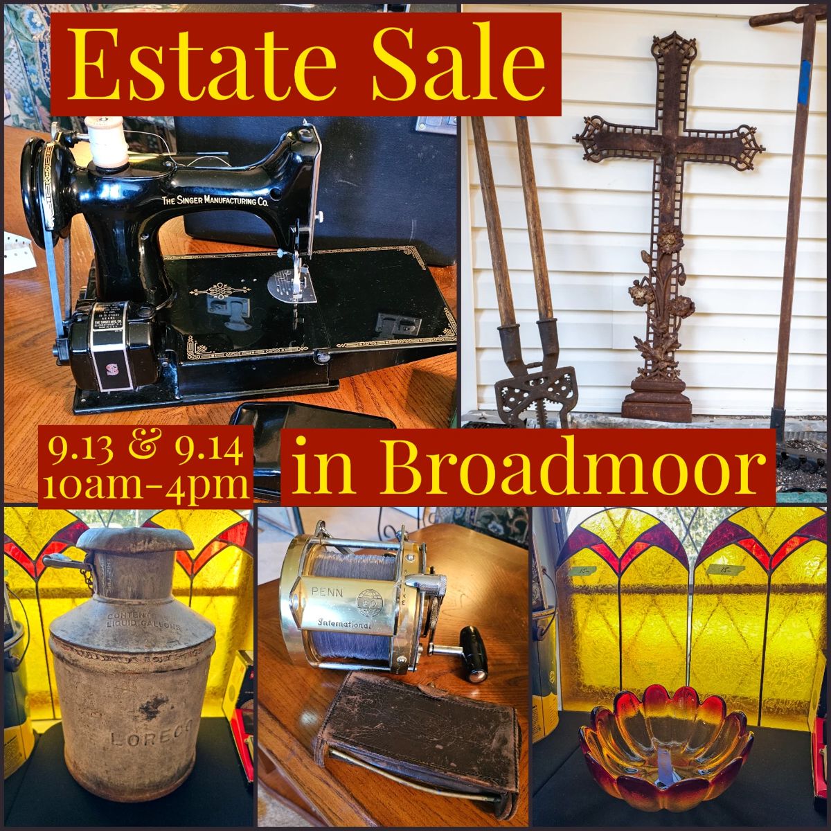 Thatcher Estate Sales on Charles Ave. In Broadmoor starts on 9/13/2024