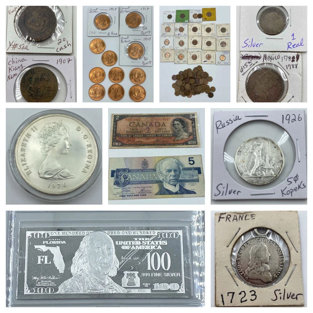 Coins, Coins, Coins | Bidding ends 9/19 starts on 9/15/2024