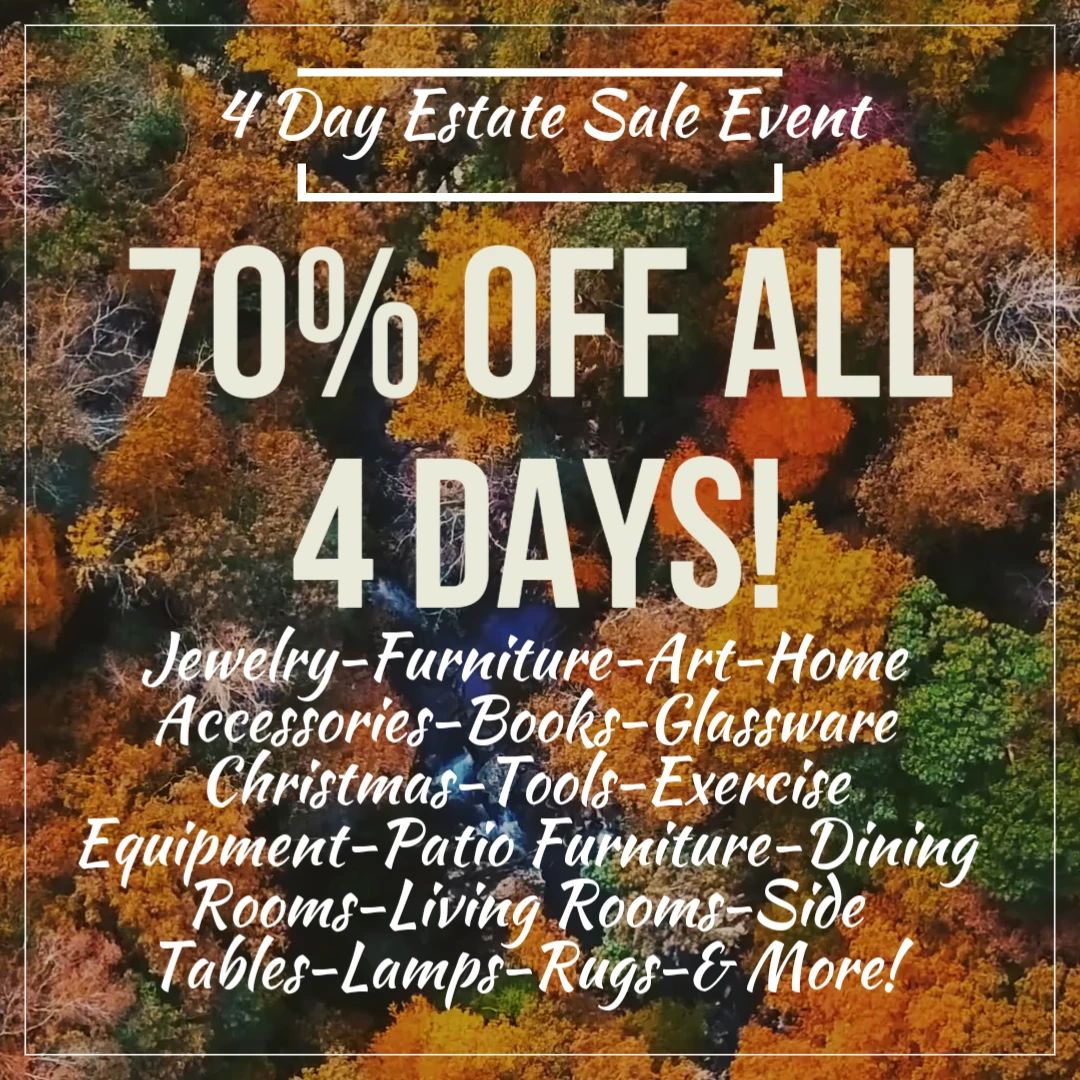 4 Day Event - 70% off all 4 days - Massive... starts on 9/26/2024