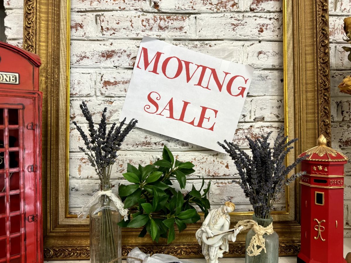 Vintage Shop Closing Huge Moving On Sale starts on 10/24/2024