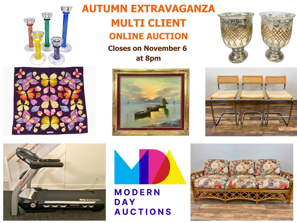 AUTUMN EXTRAVAGANZA MULTI CLIENT ONLINE AUCTION... starts on 10/29/2024