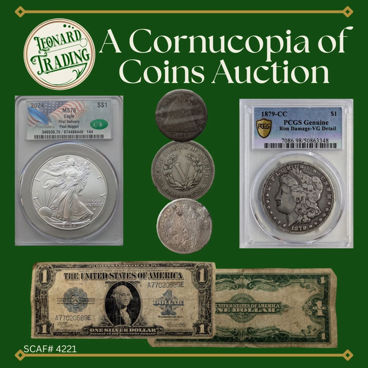 A Cornucopia of Coins in Greenville, SC starts on 11/27/2024