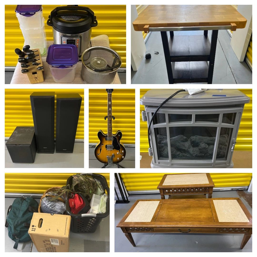 Storage Unit Sale | Bidding ends 12/6 starts on 11/29/2024