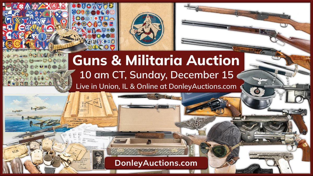 Guns & Militaria Auction in Union, IL starts on 12/15/2024
