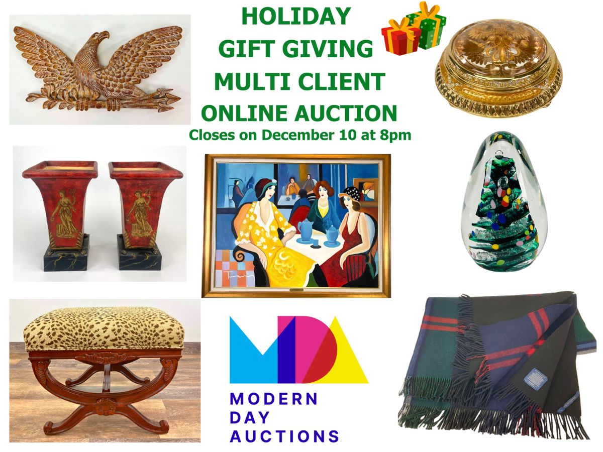 Holiday Gift Giving Multi Client Online Auction... starts on 12/3/2024