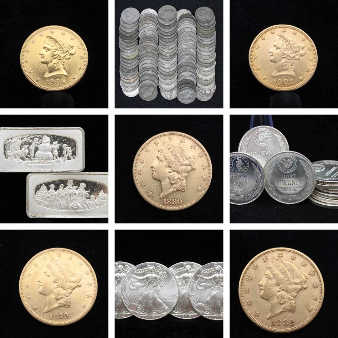 Extensive Gold, Silver, and Numismatic Coin... starts on 12/4/2024
