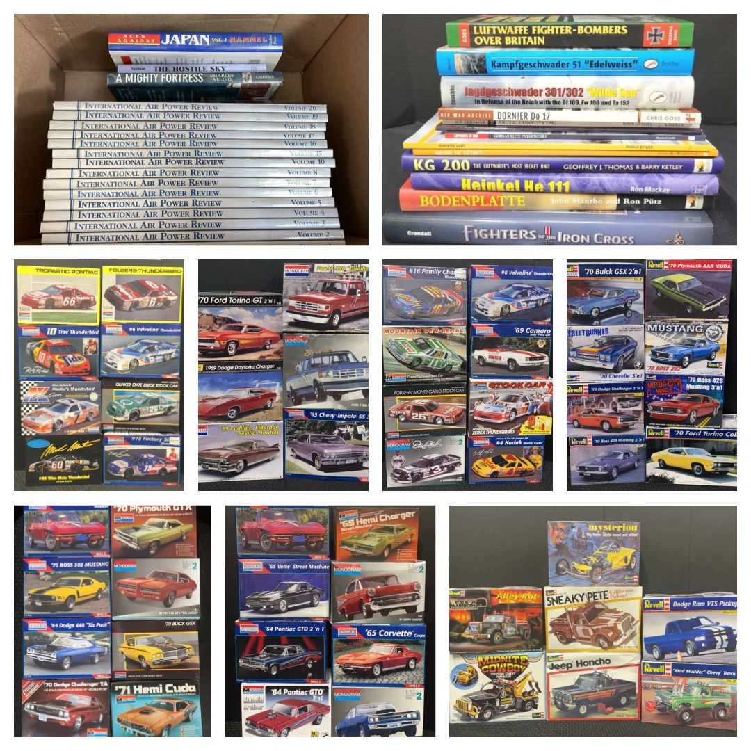 Model Kits & Books for the Holidays! - Bidding... starts on 12/4/2024