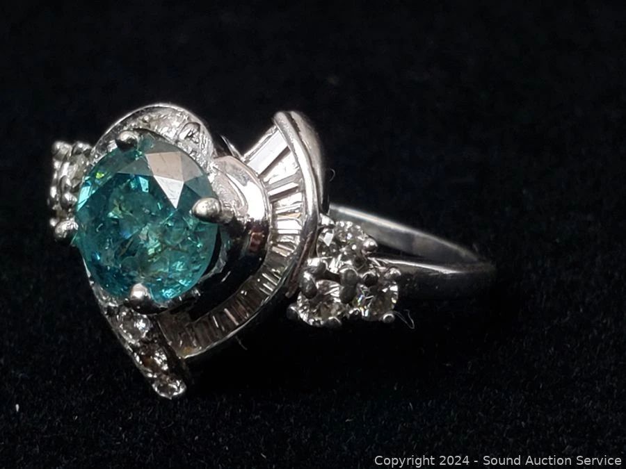 SAS Platinum/14k Diamond Rings, Victorian... starts on 12/24/2024