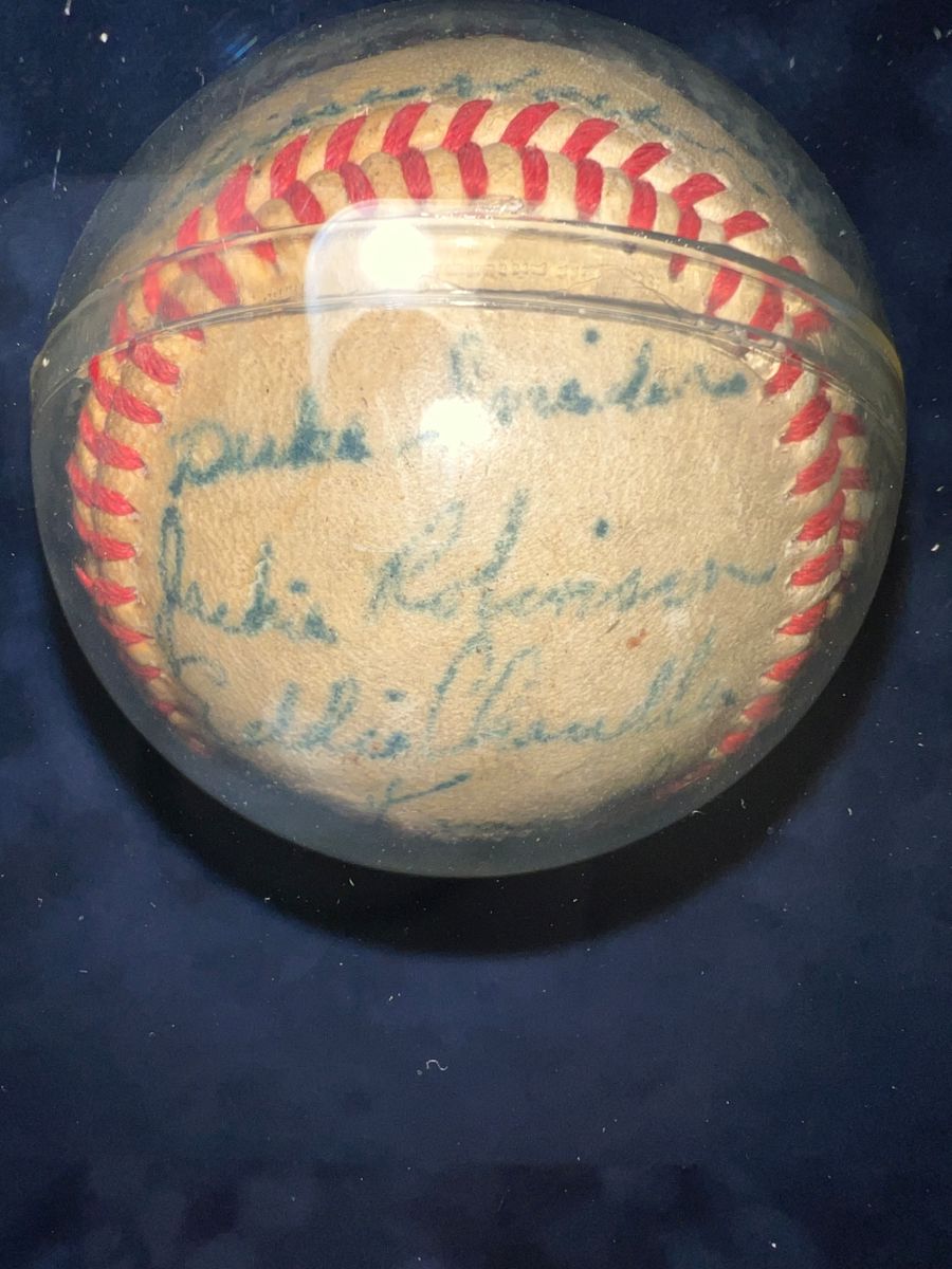 Jackie Robinson signed Baseball 1947 in Short... starts on 3/14/2025
