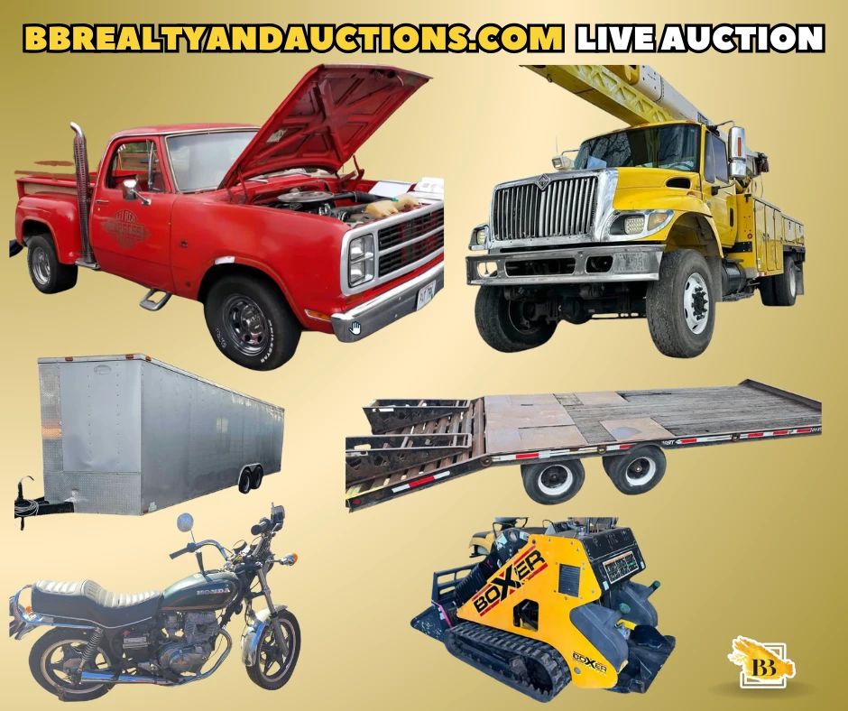 BB Realty and Auctions live auction starts on 2/8/2025