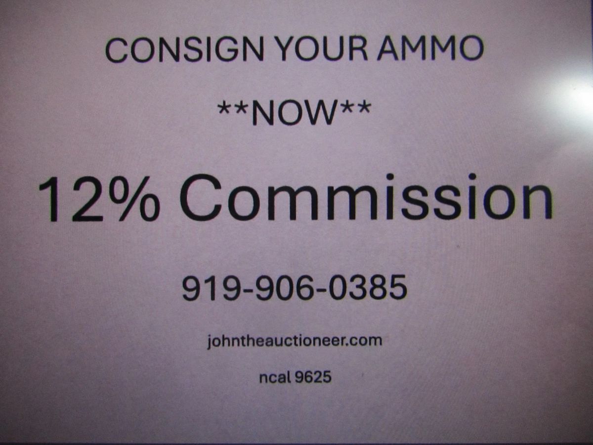 CONSIGNMENT GUN ONLINE AUCTION 5% TO SELL YOUR GUN starts on 2/4/2025