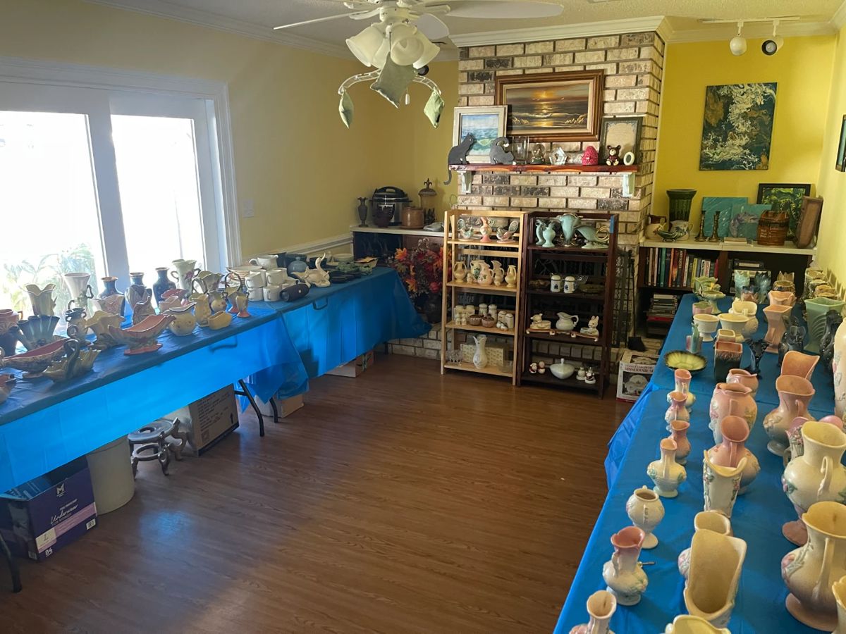 1/2 OFF ALL MUST GO HULL of a pottery sale... starts on 4/17/2025
