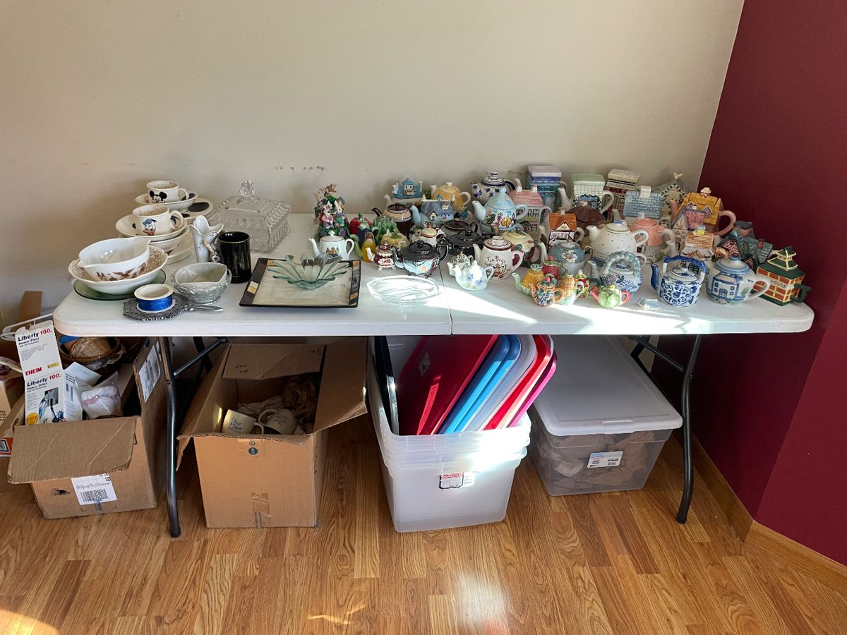 Clean Downsizing Estate Sale 48 years of stuff! starts on 3/8/2025