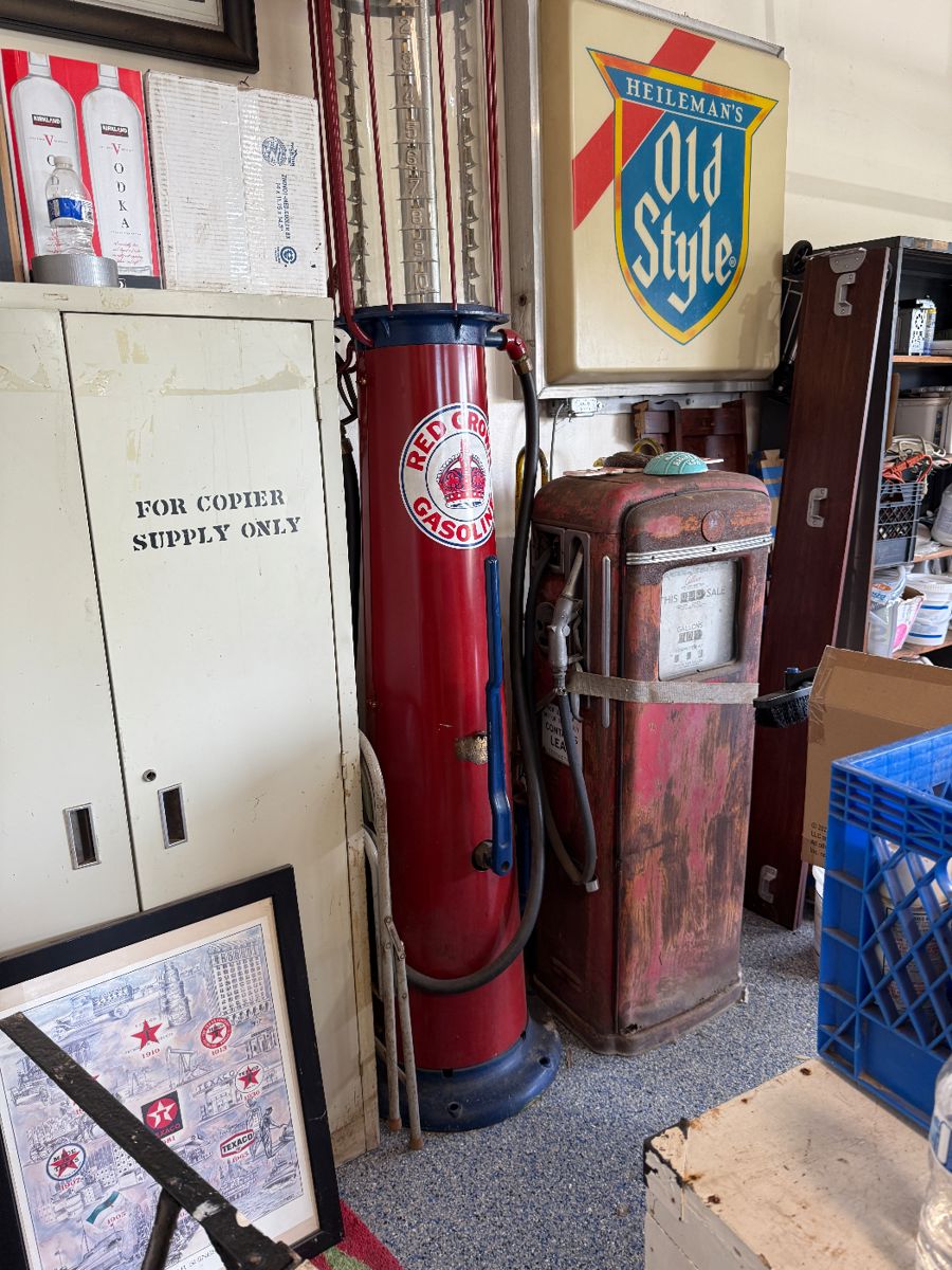 50% OFF! RED CROWN GAS PUMP Signs Texaco... starts on 6/7/2025