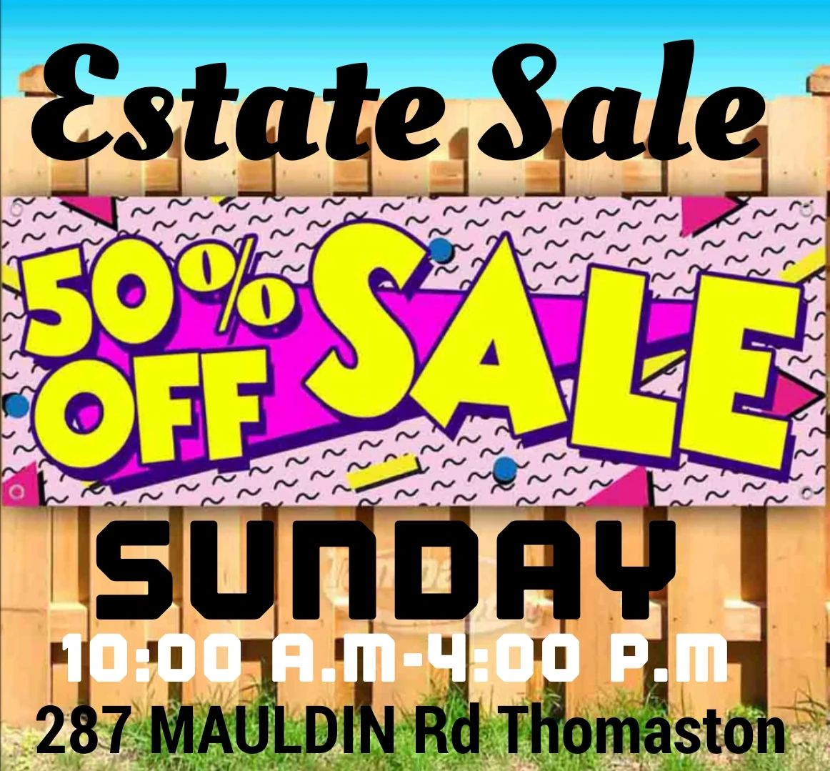50% OFF SUNDAY MASSIVE Estate Sale 70+ Yrs... starts on 4/4/2025