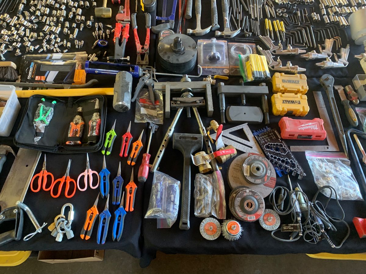 Emmanuel warehouse estate sale tools galore starts on 3/14/2025