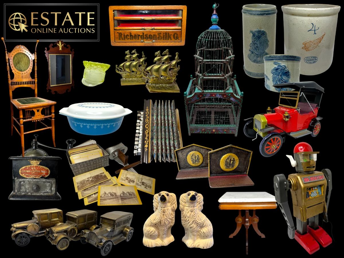 Online Estate Auction - Antiques, Fine Furniture,... starts on 3/23/2025