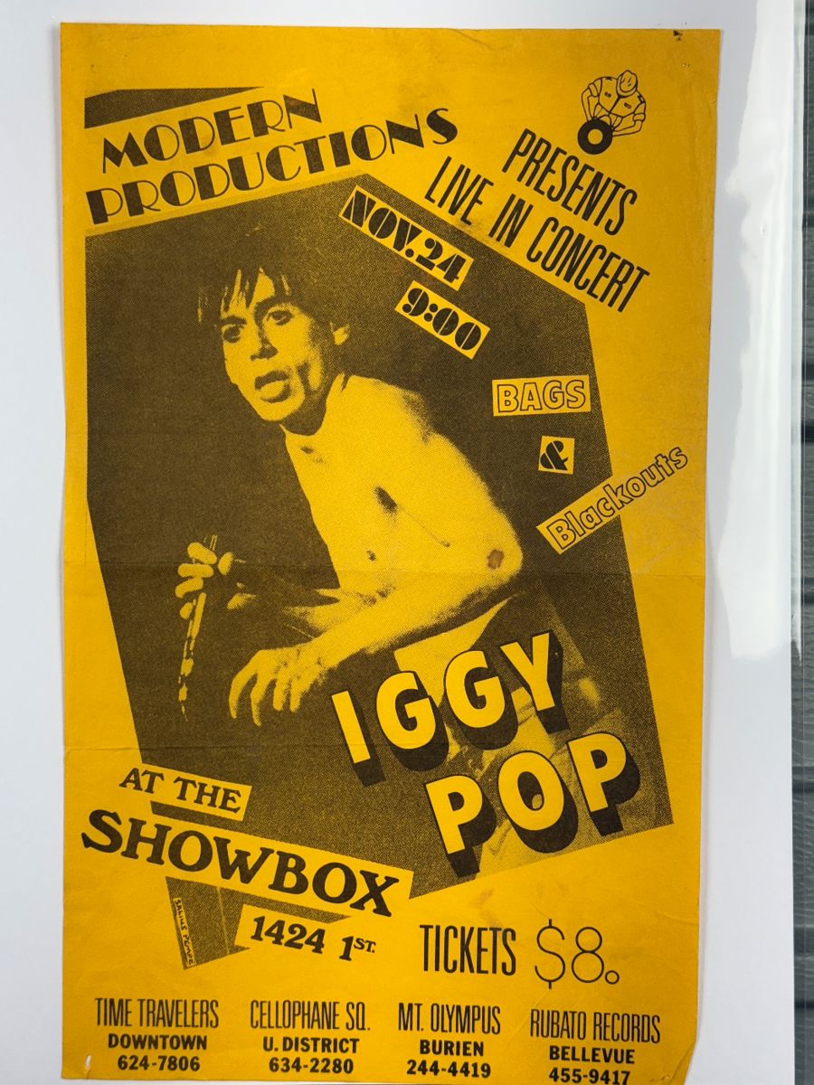 Seattle Punk Rock Scene Concert Flyer Poster... starts on 4/18/2025