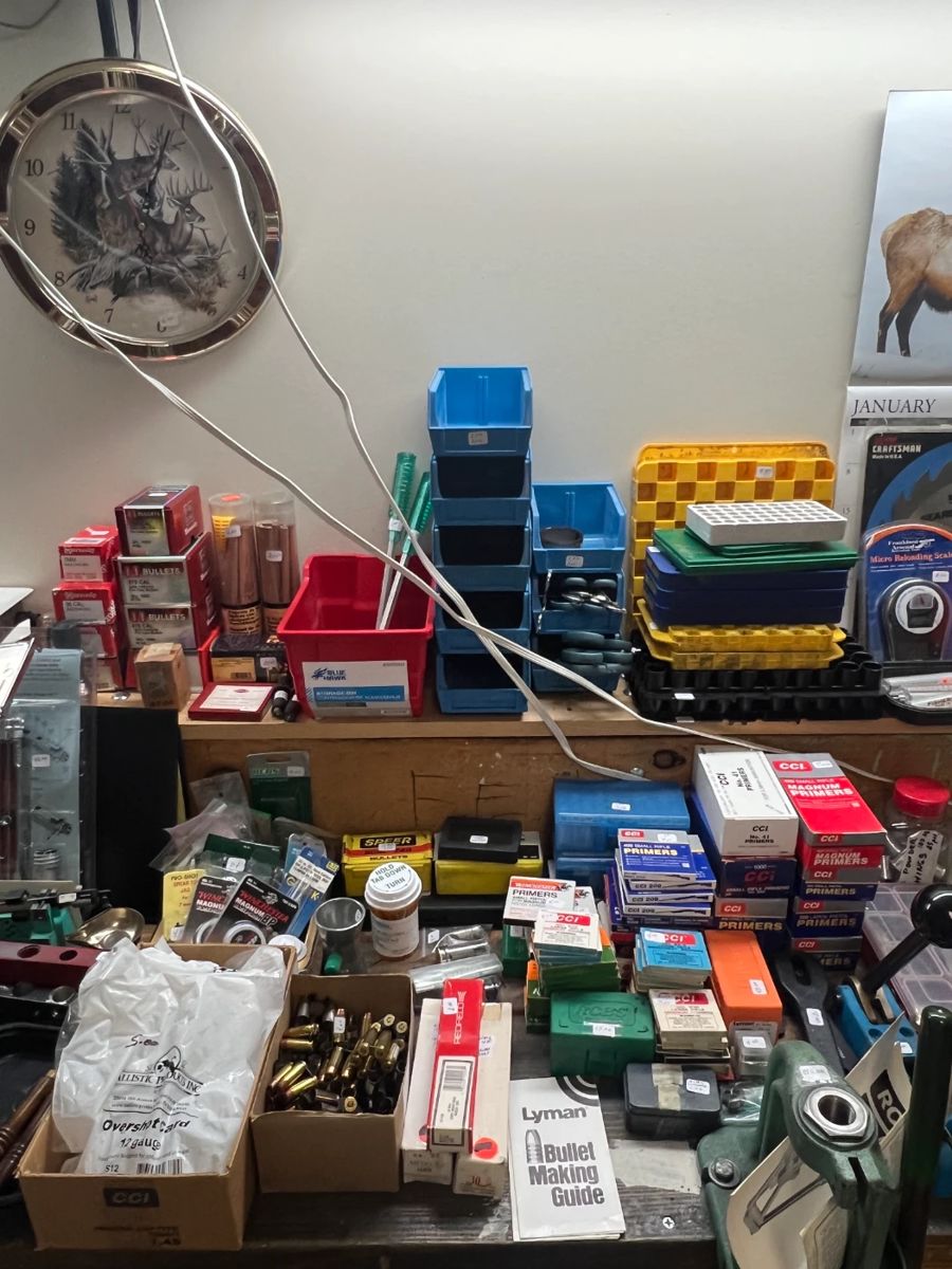 Packed Man Cave: Reloading Supplies + Diecast... starts on 4/11/2025