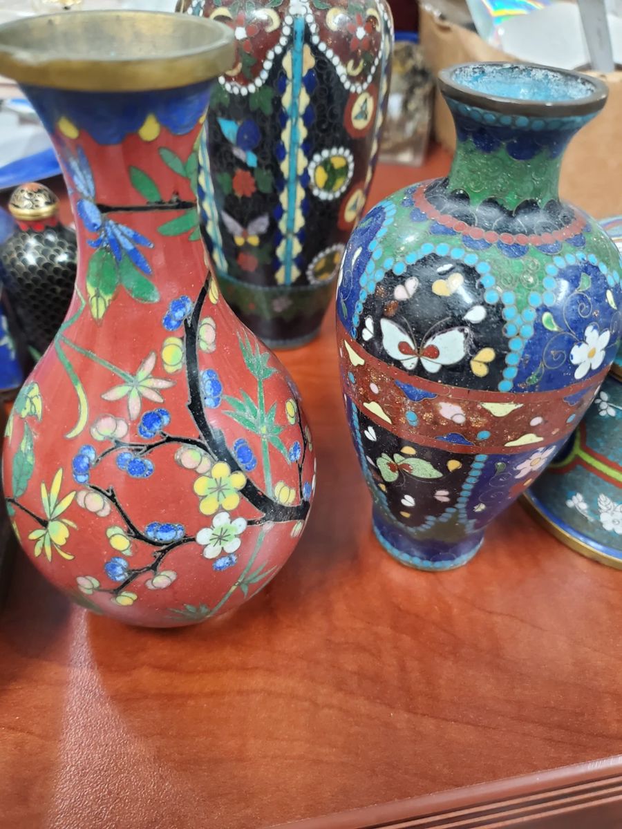 MCM SALTMAN - Cloisonne - Asian - 70s- 80s... starts on 4/3/2025