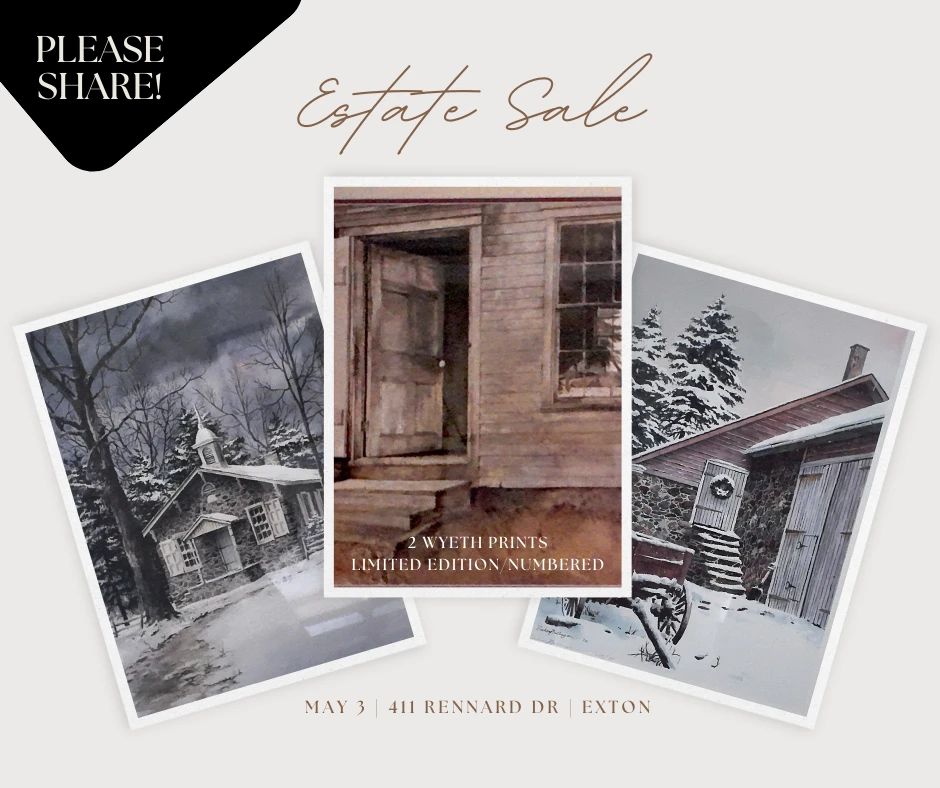 Exton Estate Sale starts on 5/3/2025